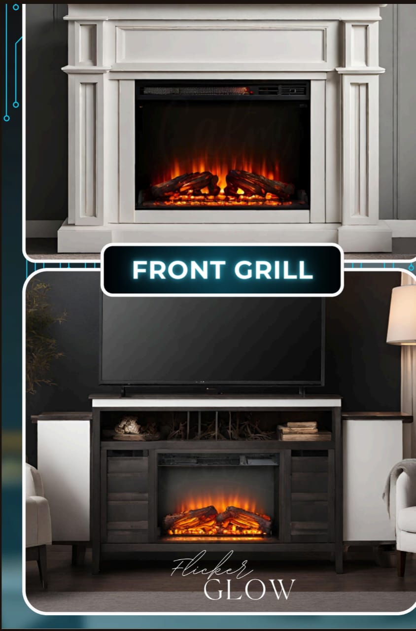 ELECTRIC FIREPLACE (FRONT GRILL) – CALM BY FIRE
